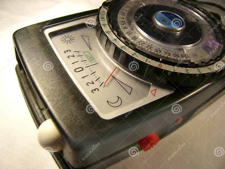 Old light meter stock image. Image of incident, meter, spot - 56877