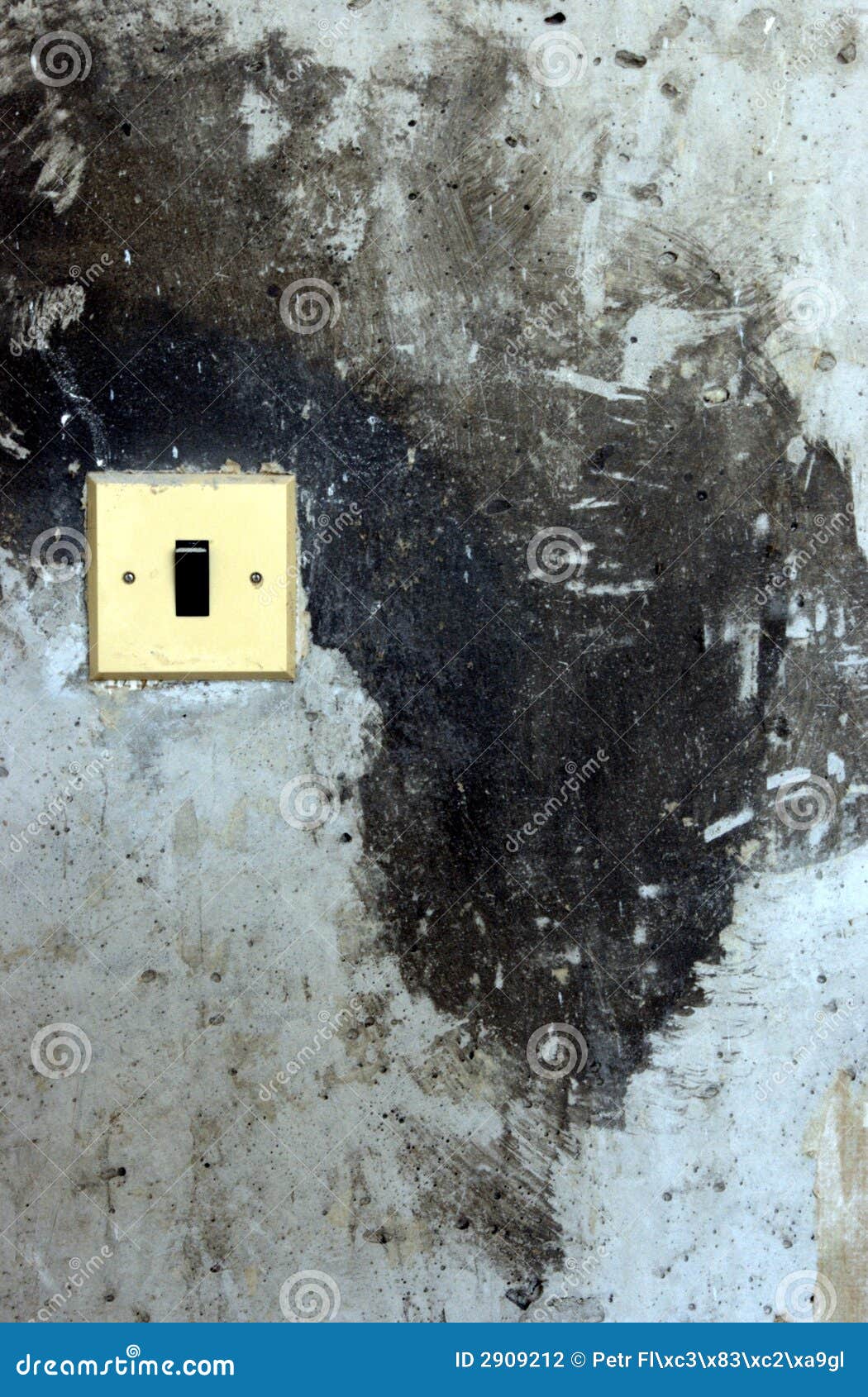 Old light switch stock photo. Image of wall, detail, panel - 2909212