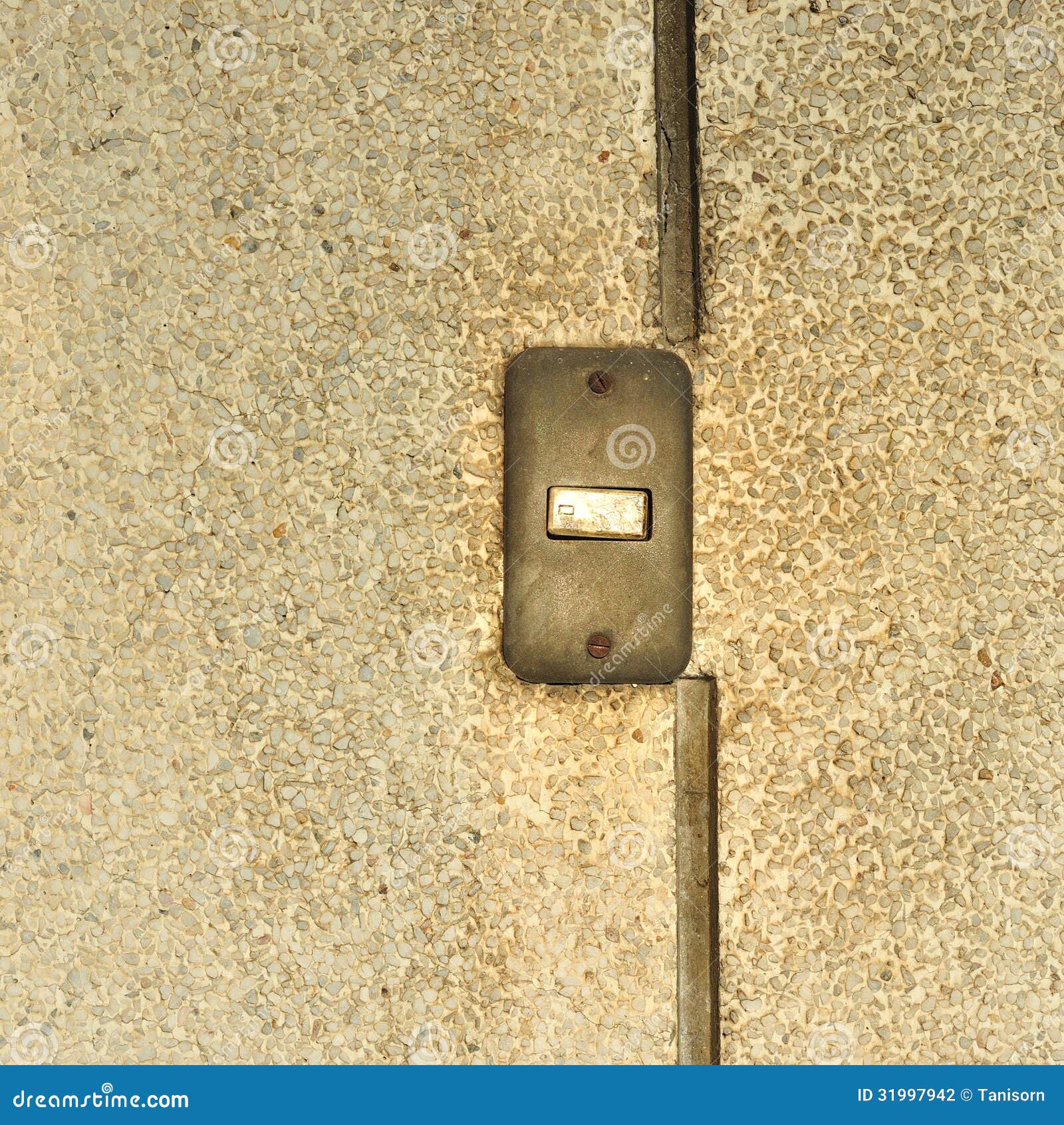 Old Light Switch on a Grunge Wall Stock Photo - Image of aged, plug ...