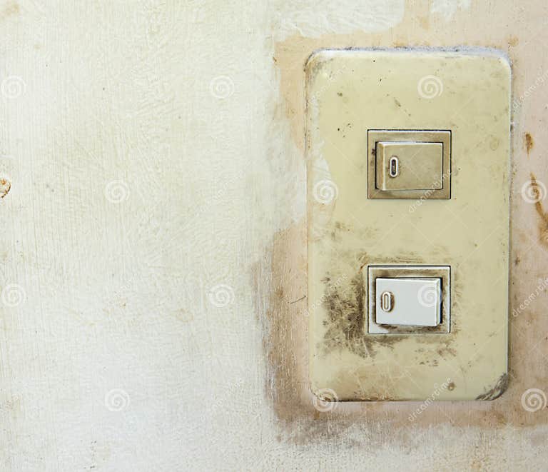 Old light switch stock image. Image of electric, home - 50258759