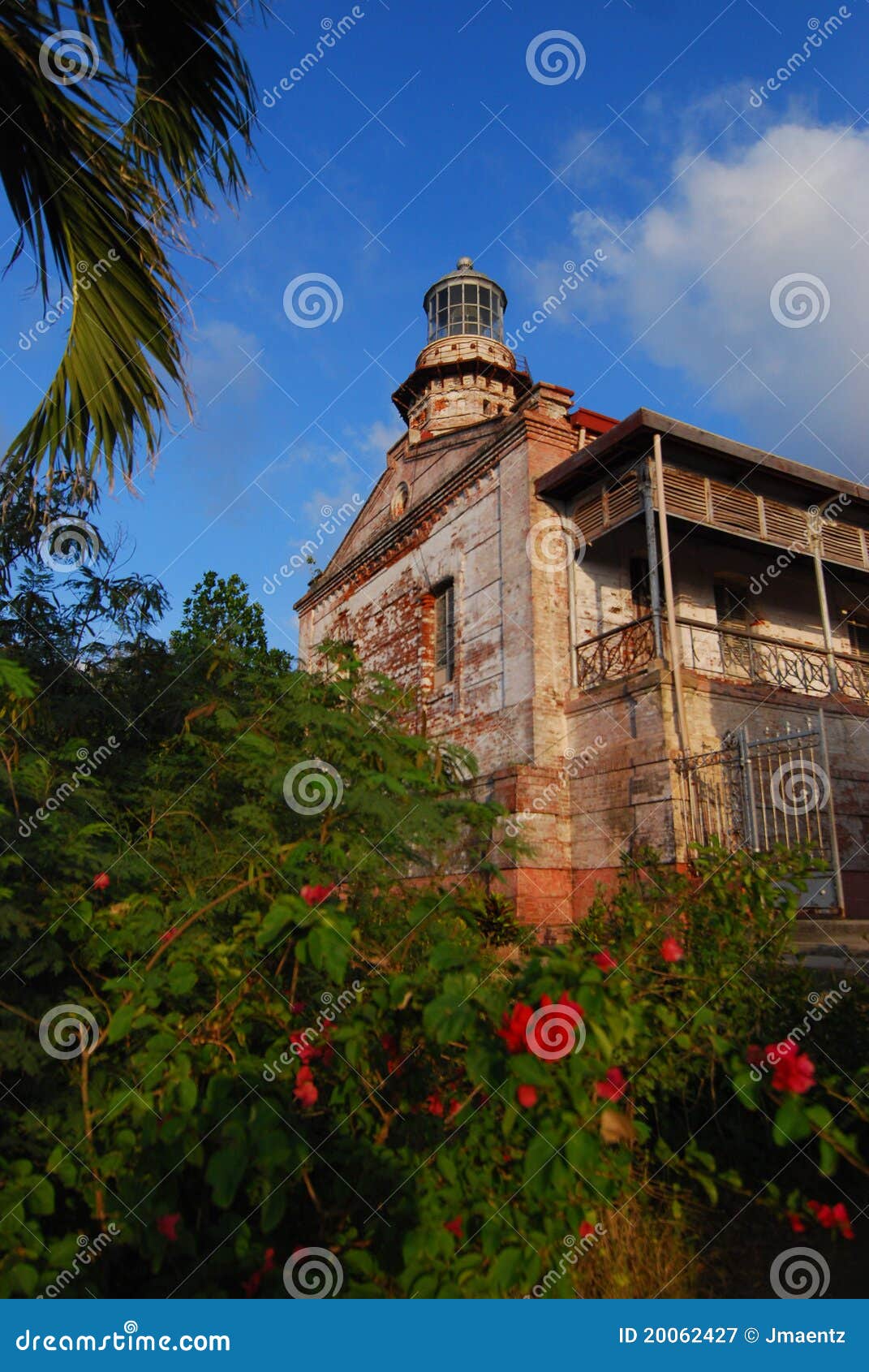 Old Lighthouse stock image. Image of historic, philippines - 20062427