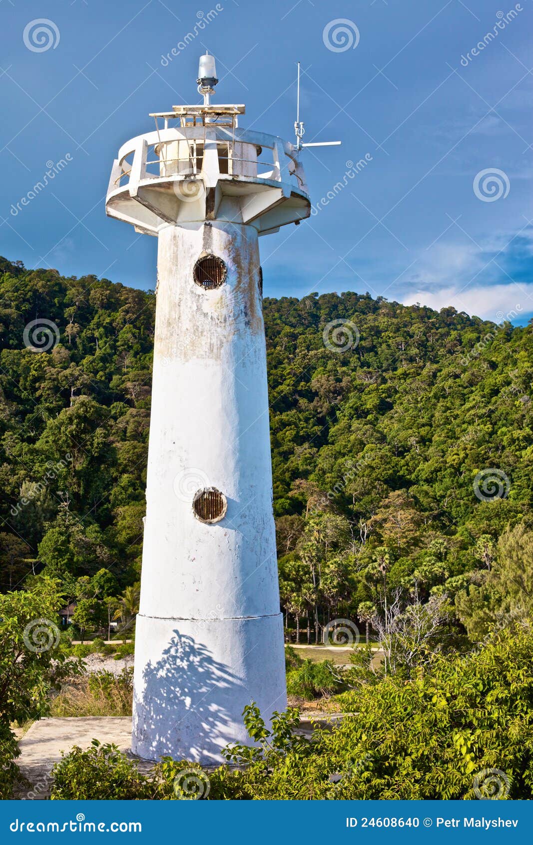 Old Lighthouse stock photo. Image of grass, green, lighthouse - 24608640
