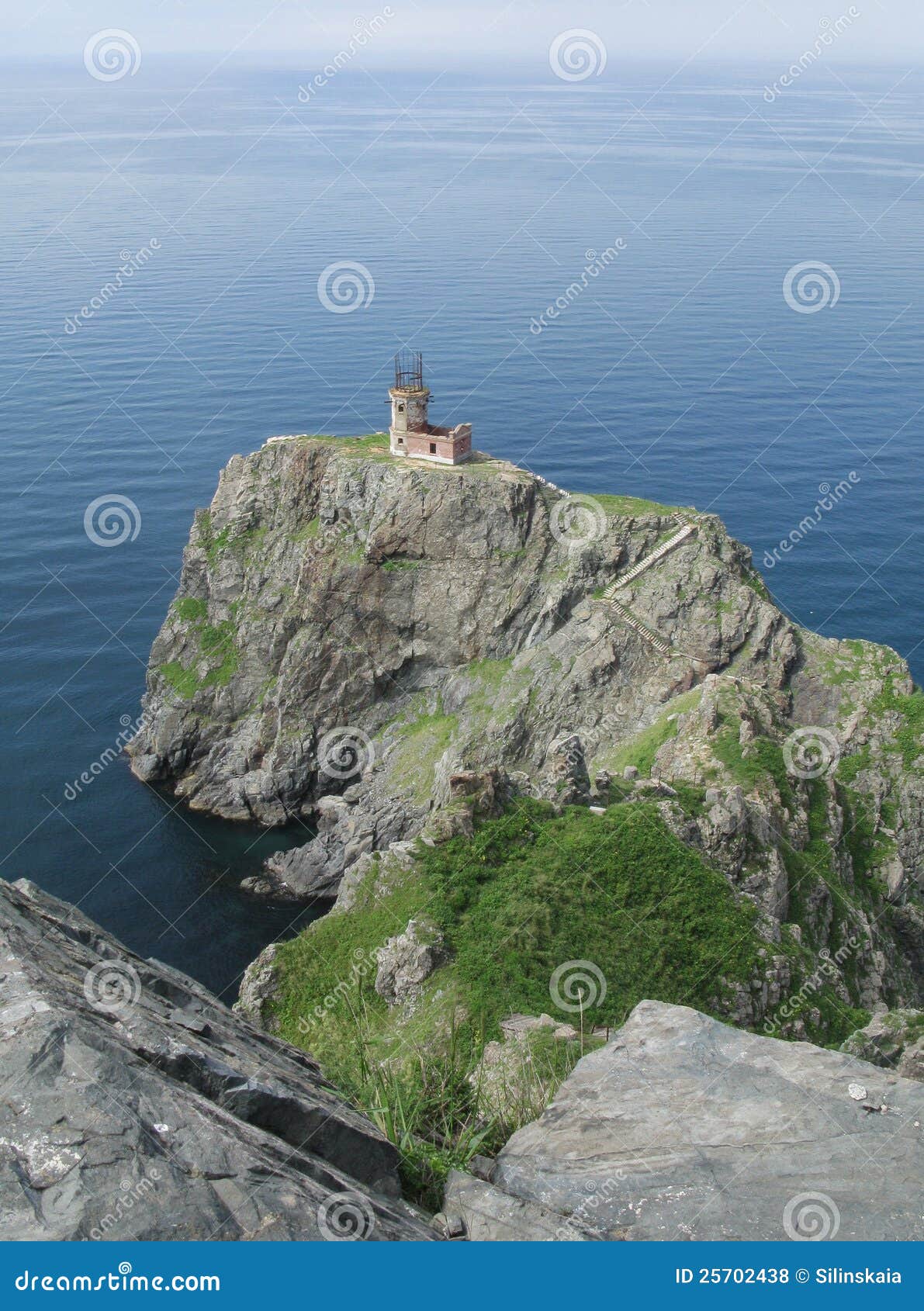The old lighthouse stock photo. Image of east, island - 25702438