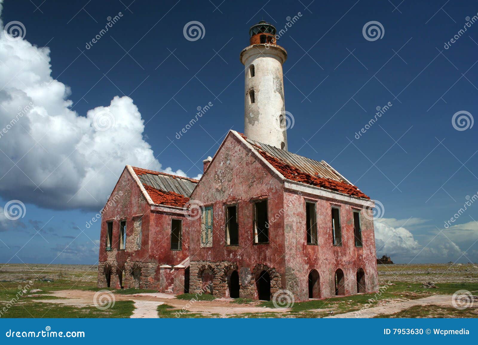 Old Lighthouse stock photo. Image of trouble, light, building - 7953630