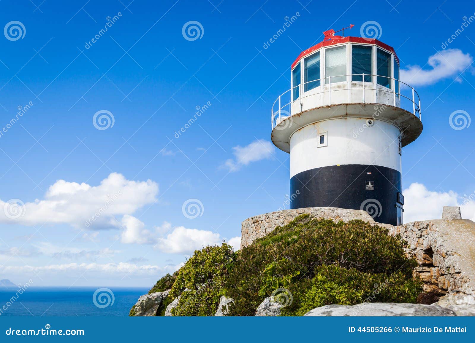 The Old Lighthouse at Cape Point Stock Photo - Image of seafaring ...