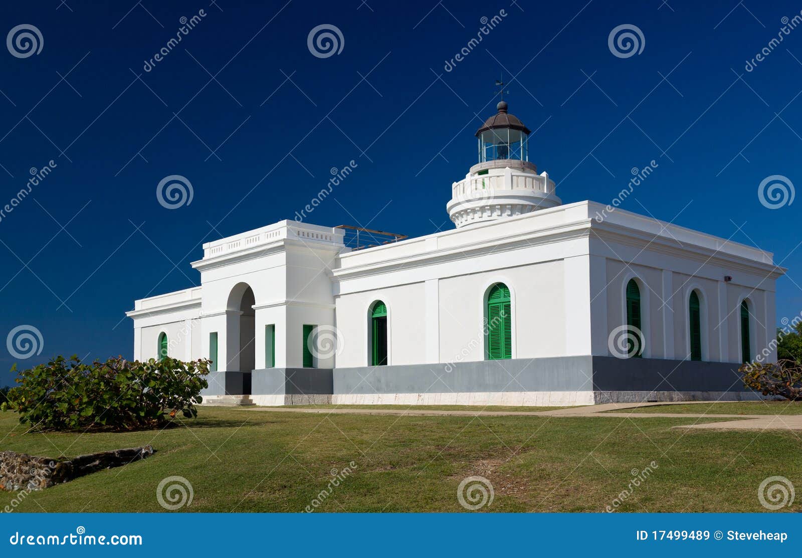 Old Lighthouse at Cape San Juan Stock Image - Image of cliff, light ...