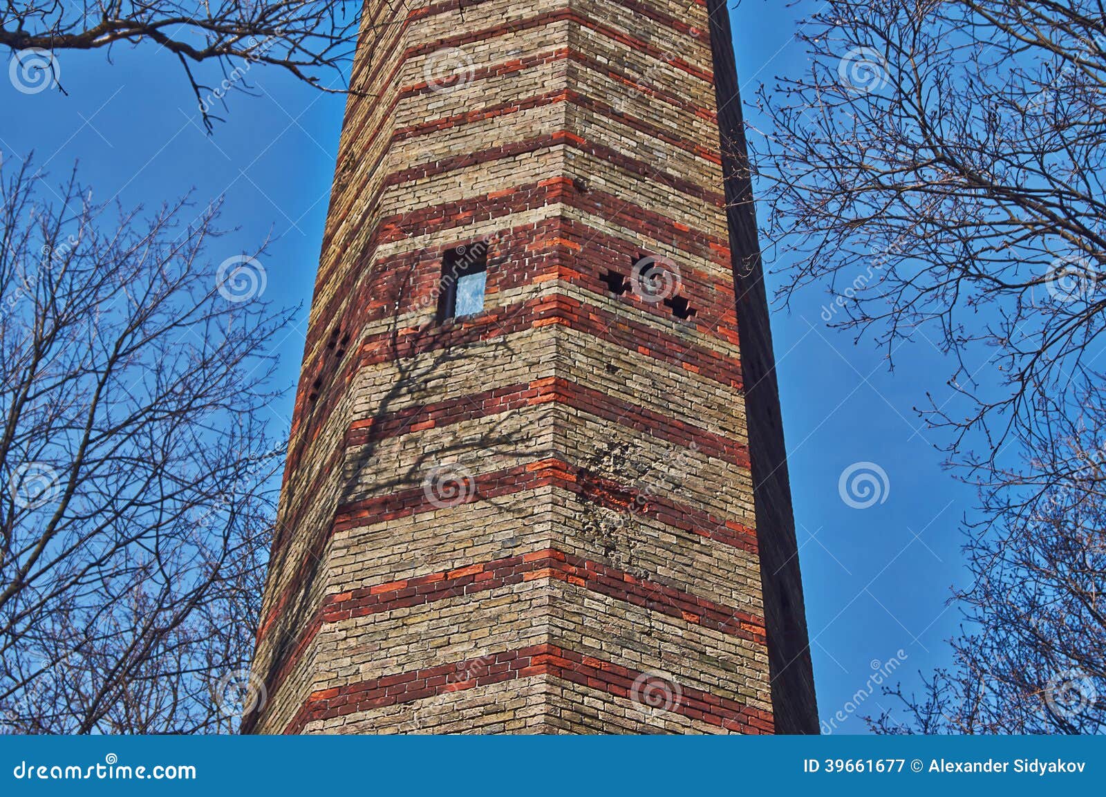 Old Lighthouse and Its Architectural Elements. Stock Image - Image of ...