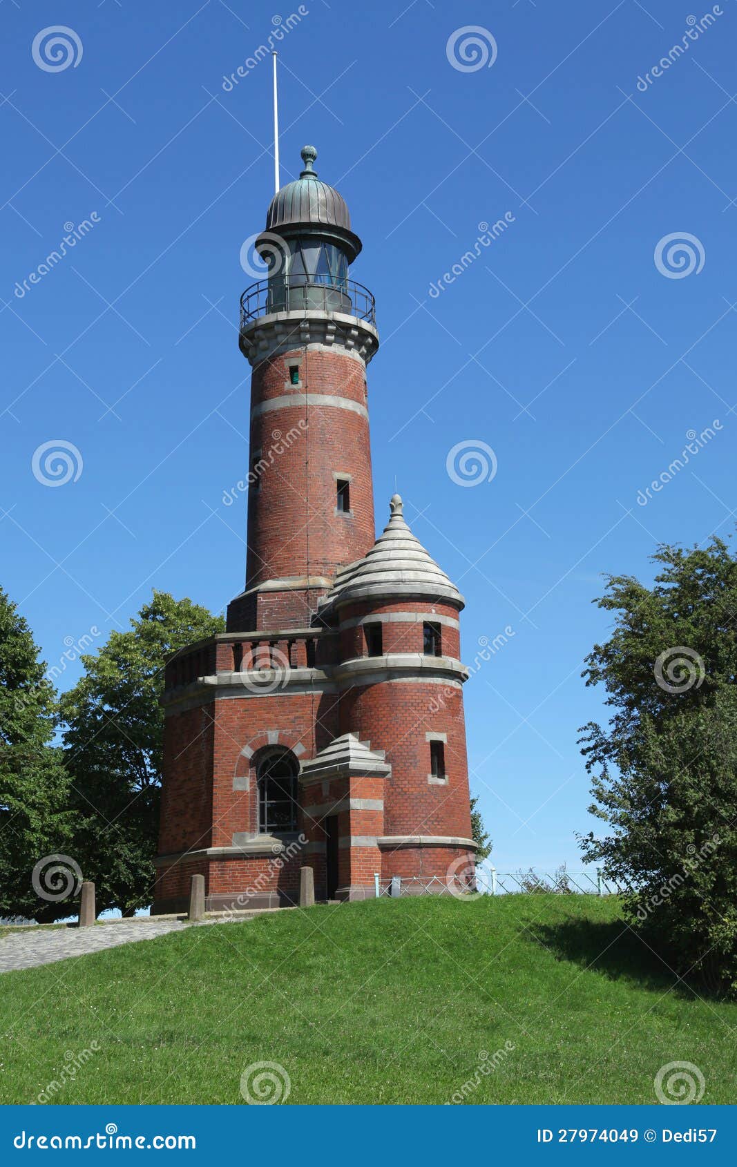 Old Lighthouse of Kiel Holtenau Stock Image - Image of navigation ...
