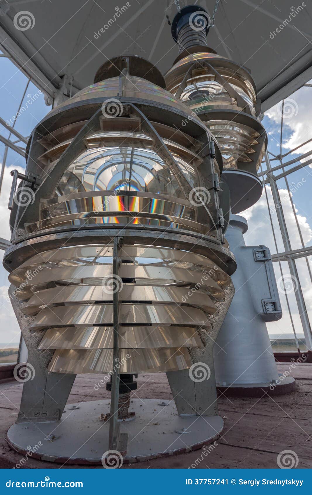 Old lighthouse mirrors stock image. Image of odessa, lighthouse - 37757241