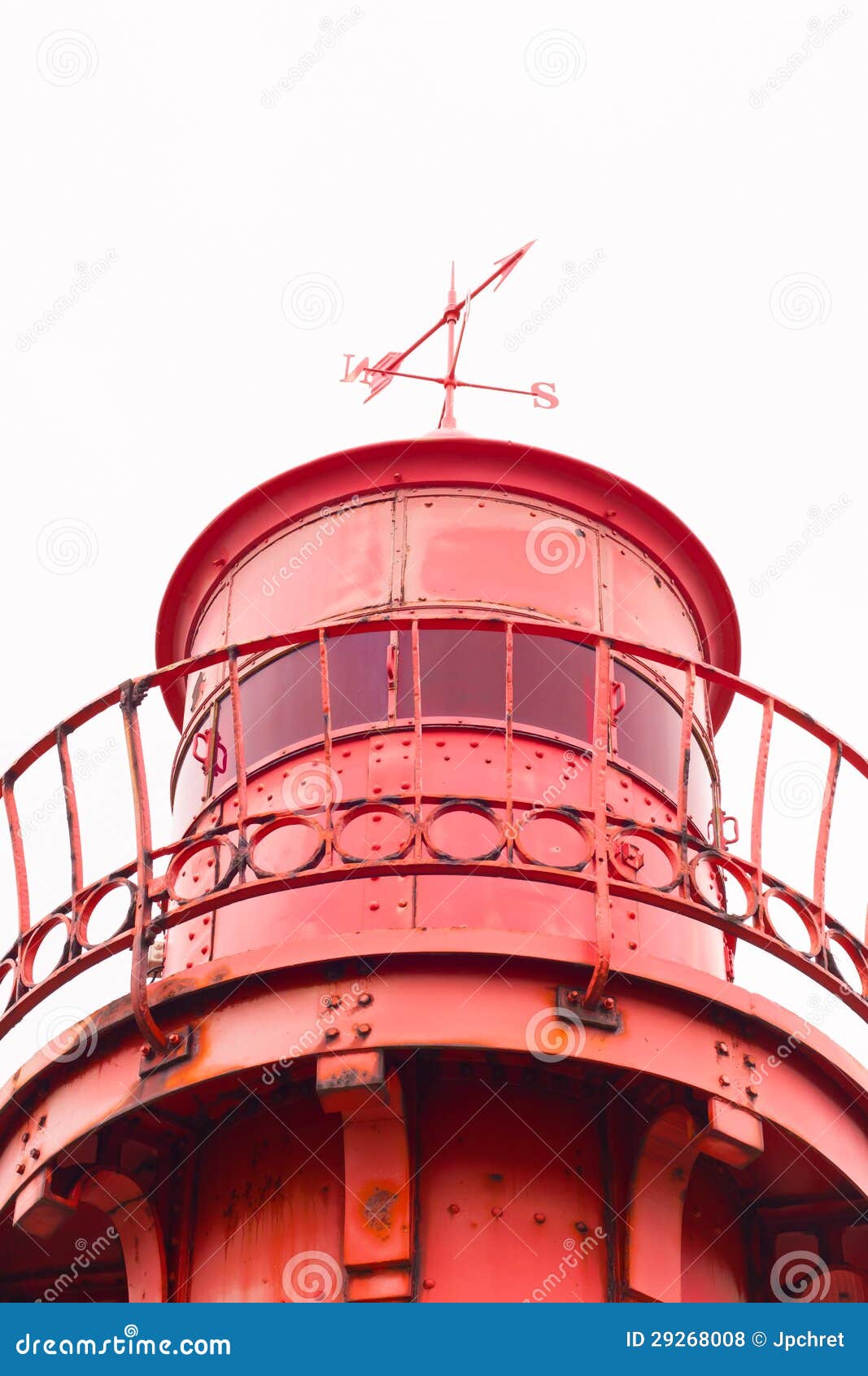 Old lighthouse red metal stock photo. Image of ocean - 29268008