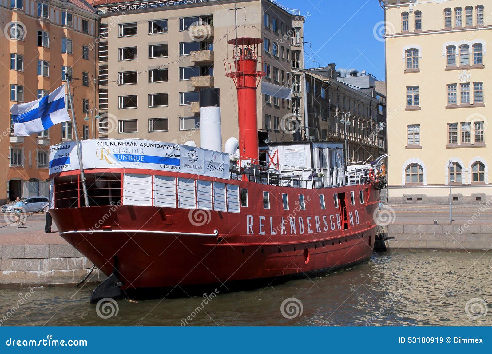 OLD LIGHTHOUSE SHIP NEAR the PIER Editorial Stock Image - Image of ...