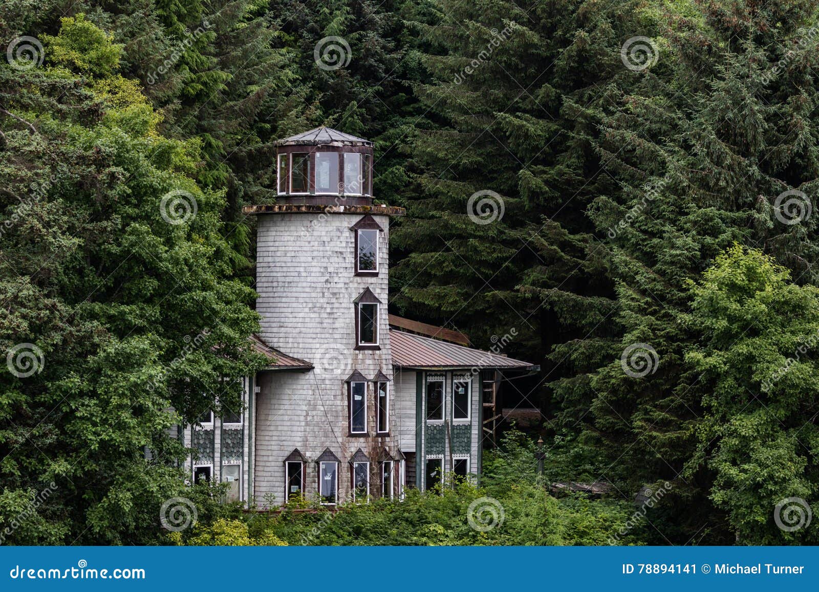 Old Lighthouse in Sitka editorial photo. Image of rustic - 78894141