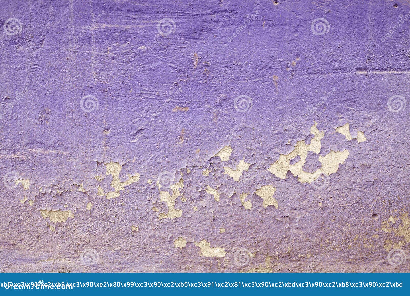 Lilac Paint Texture On The Wall. Rough Strokes Of The Master Royalty ...