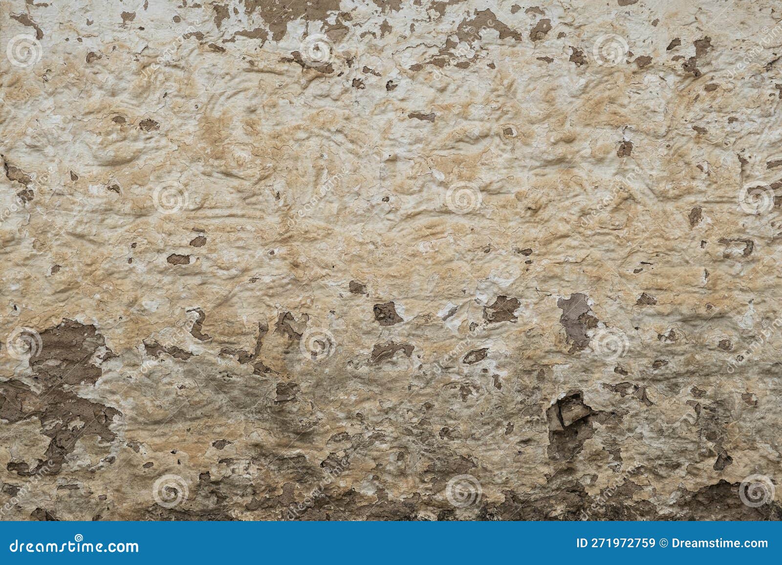 Old Lime Washed Rustic Wall Stock Image - Image of grungy, cladding ...