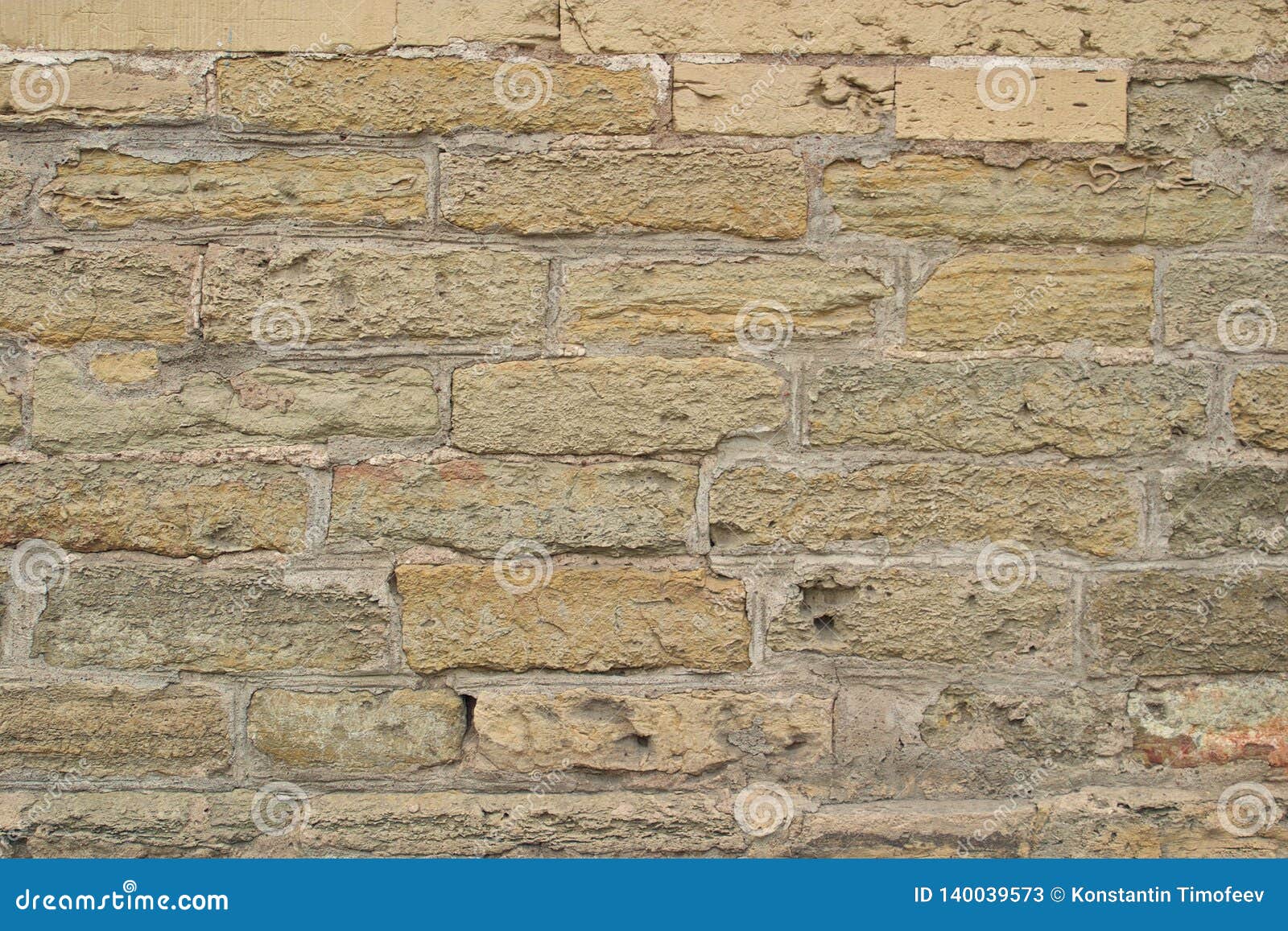 The Image of Old Limestone Brick Wall Closeup Stock Image - Image of ...