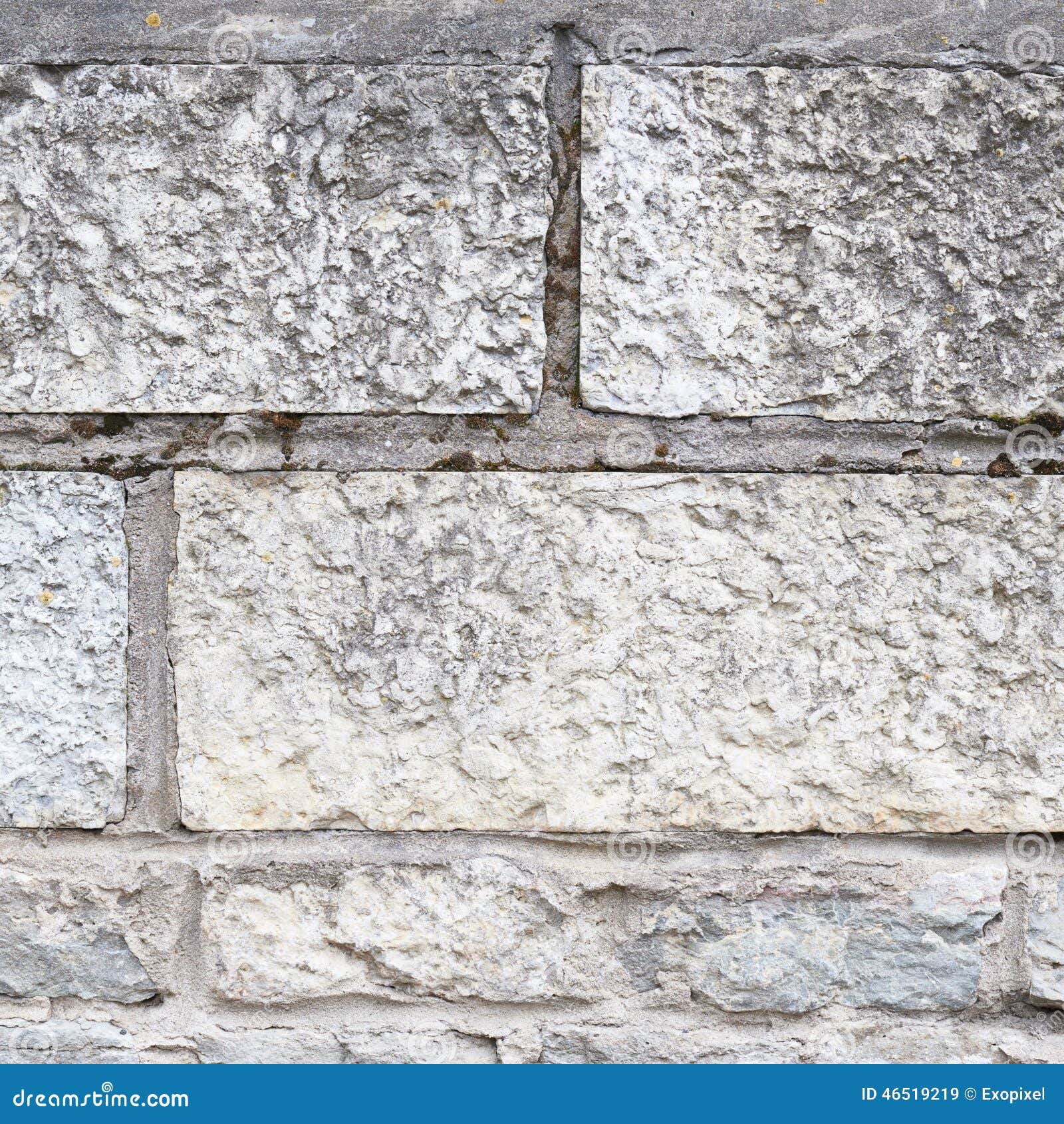 Old Limestone Brick Wall Fragment Stock Image - Image of construction ...
