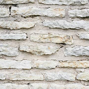 Old Limestone Brick Wall Fragment Stock Photo - Image of background ...