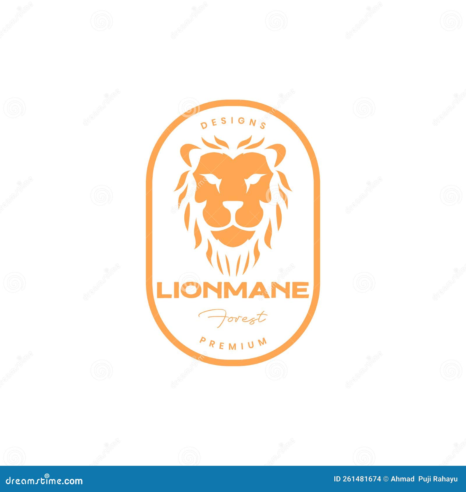Old Lion Mane Badge Vintage Logo Design Stock Vector - Illustration of ...