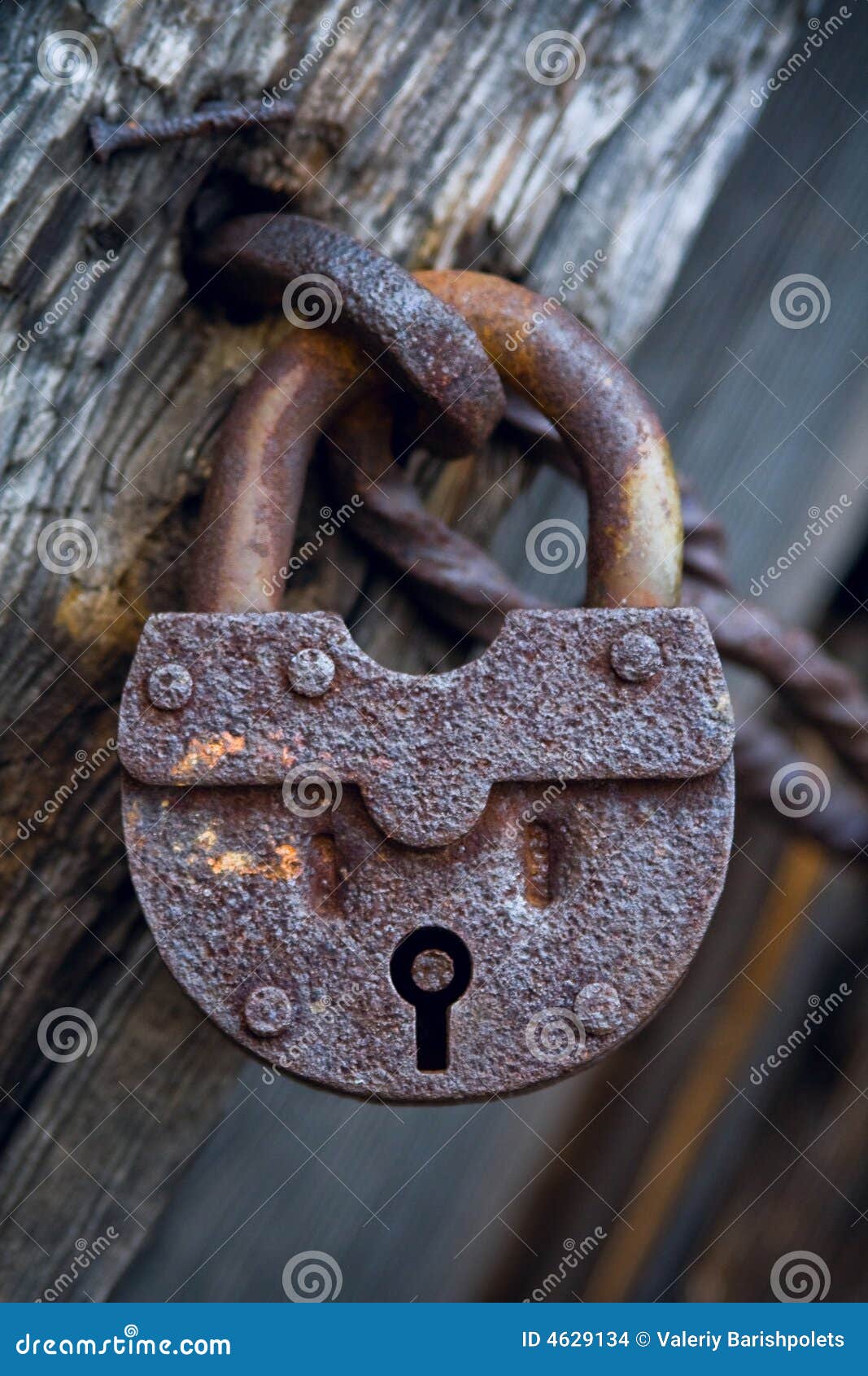 Old Lock stock photo. Image of close, ancient, retro, entrance - 4629134