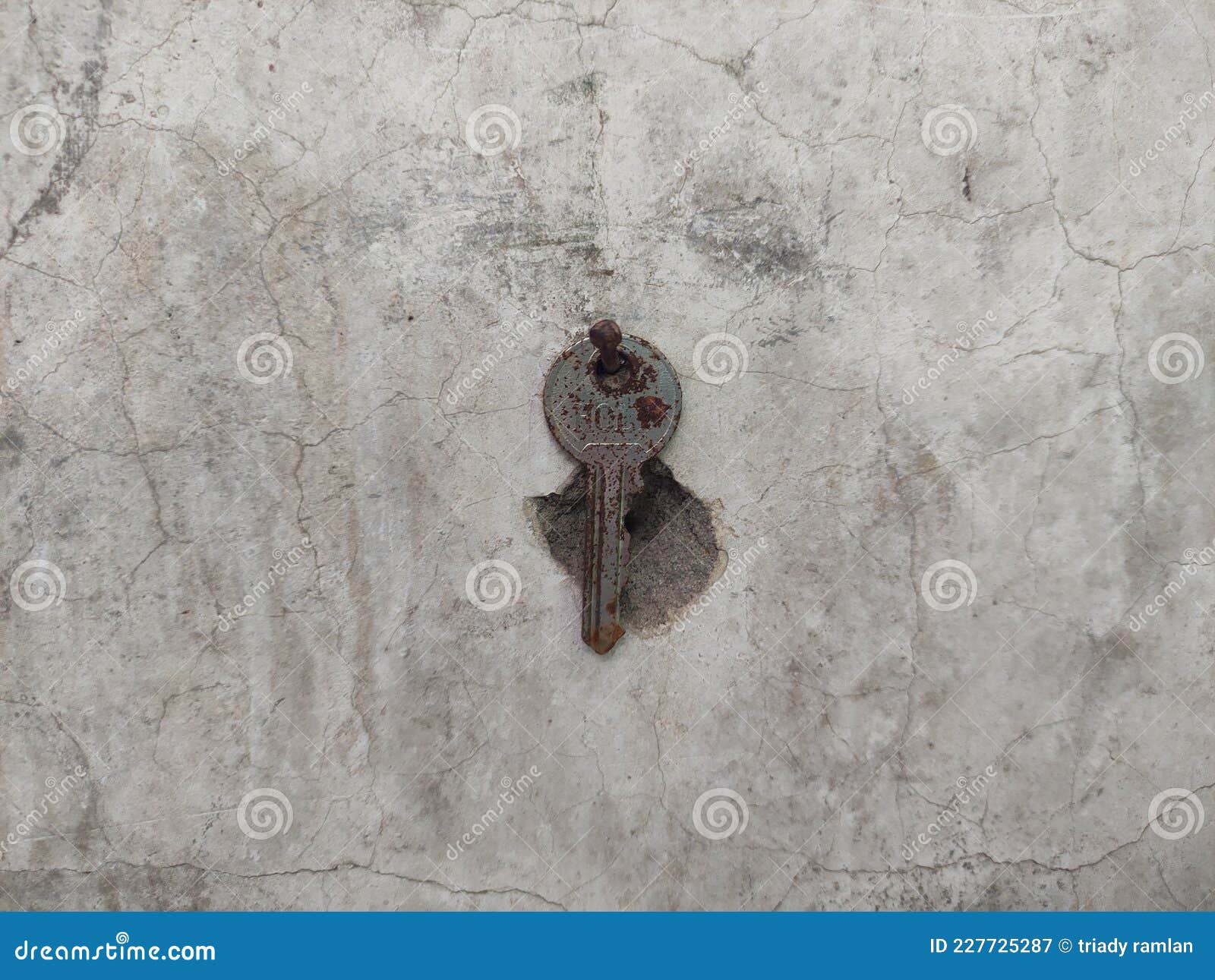 Old Lock on the Wall is Broken Stock Image - Image of floor, wall ...