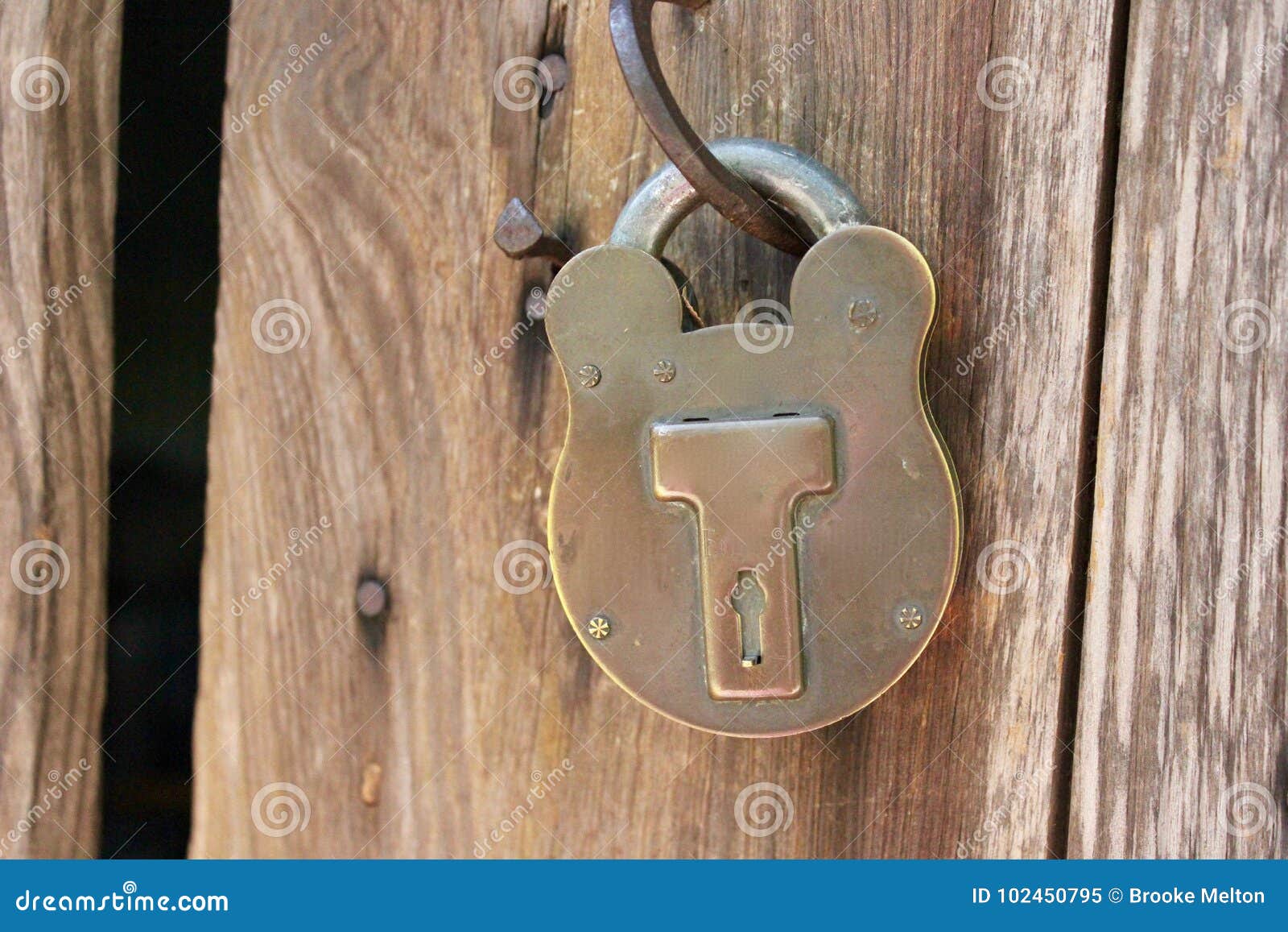 Old Locked Antique Padlock Macro Stock Image - Image of macro, design ...