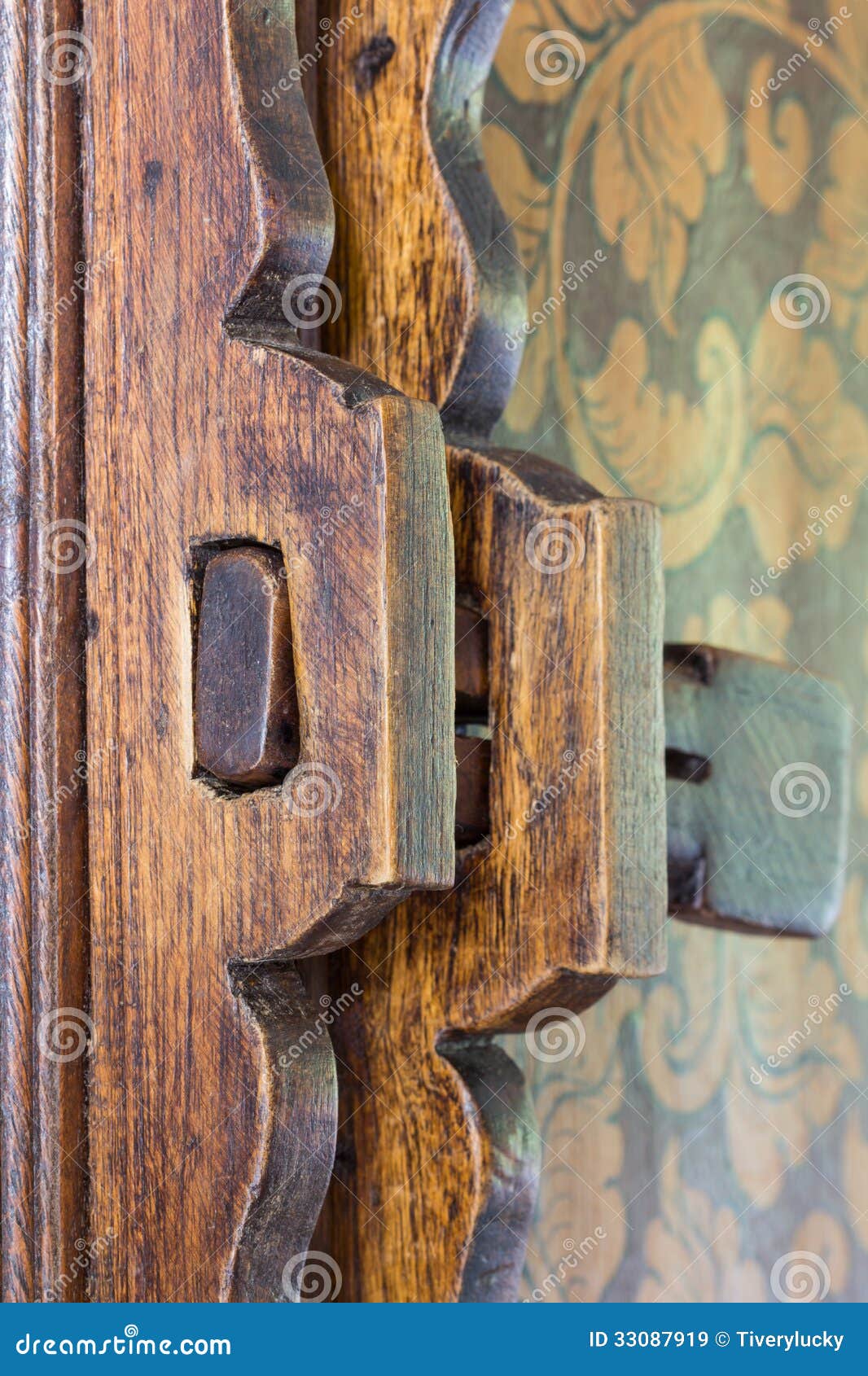 Old locking stock image. Image of retro, antique, oldfashioned - 33087919