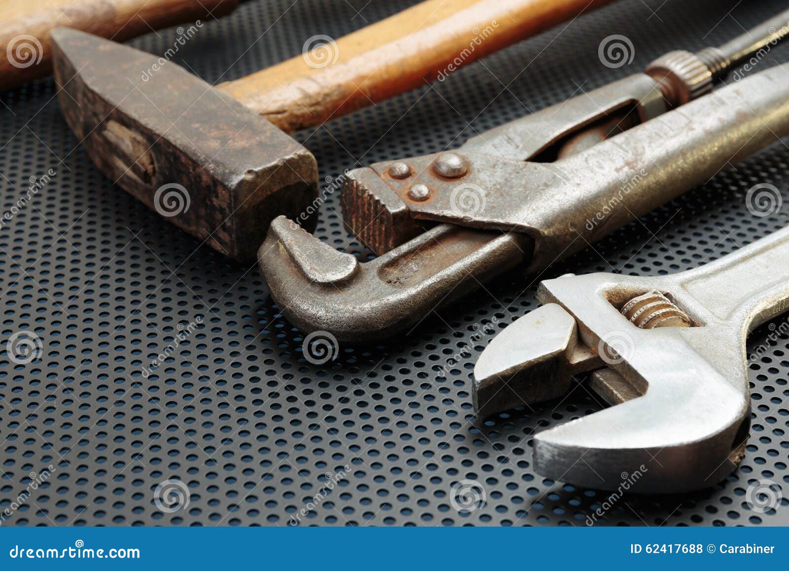 Old locksmith tools stock photo. Image of retro, rough - 62417688