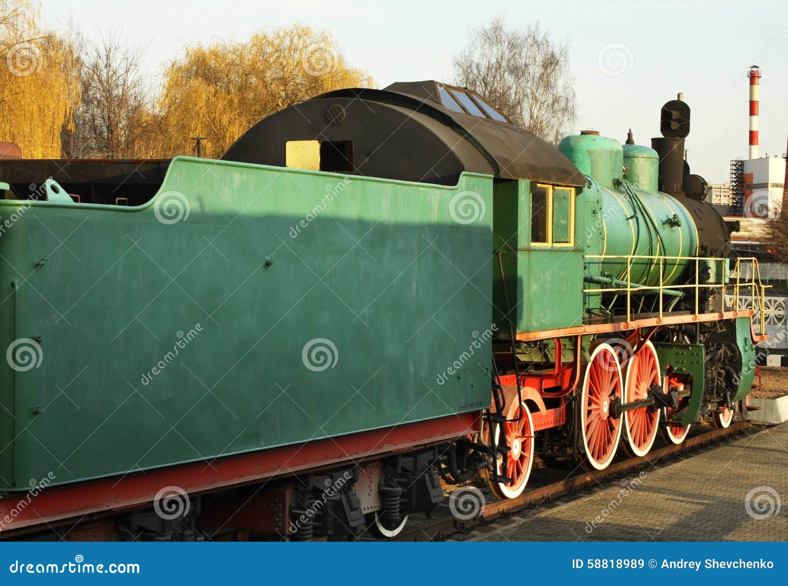 Old Locomotive in Brest. Belarus Stock Image - Image of transportation ...
