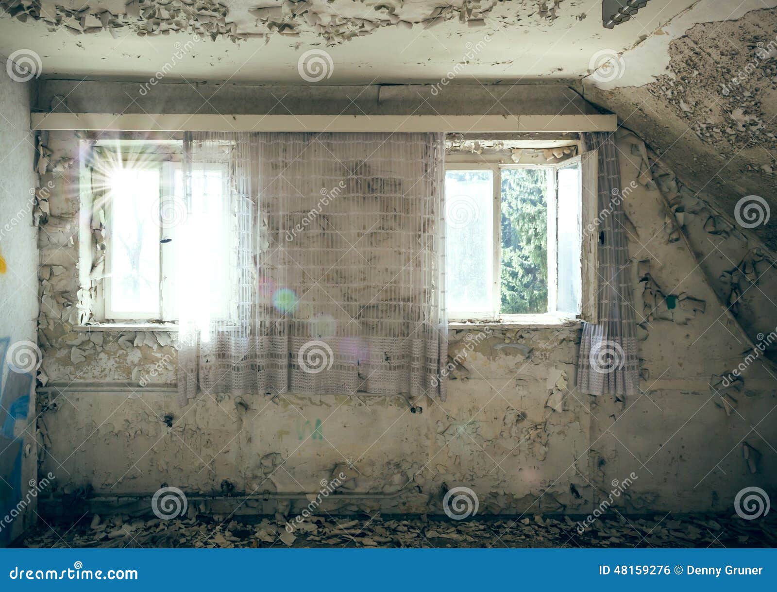 Old loft apartment stock photo. Image of fade, sunlight - 48159276