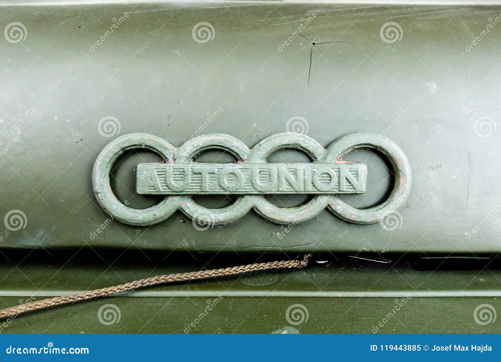 Auto Union Logo on Oldtimer Editorial Image - Image of oldtimer, brand ...