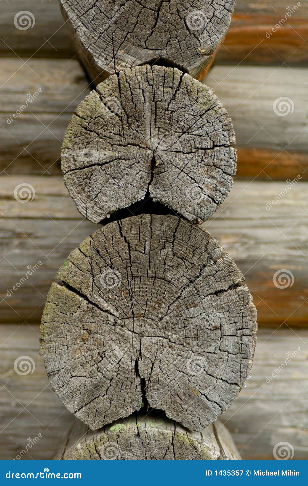 Old logs stock image. Image of macro, country, lines, fragment - 1435357