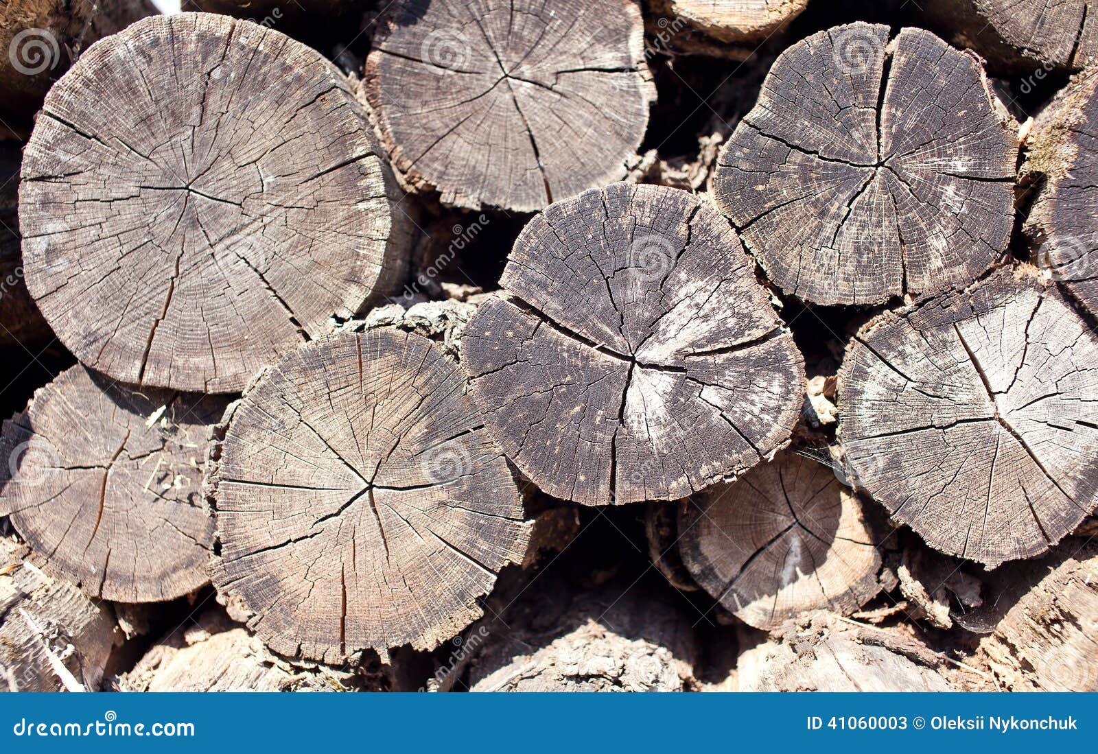 Old logs stock image. Image of timber, trunk, fuel, textured - 41060003