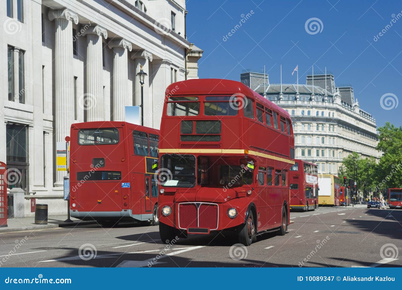 Old London Bus stock image. Image of double, urban, travel - 10089347