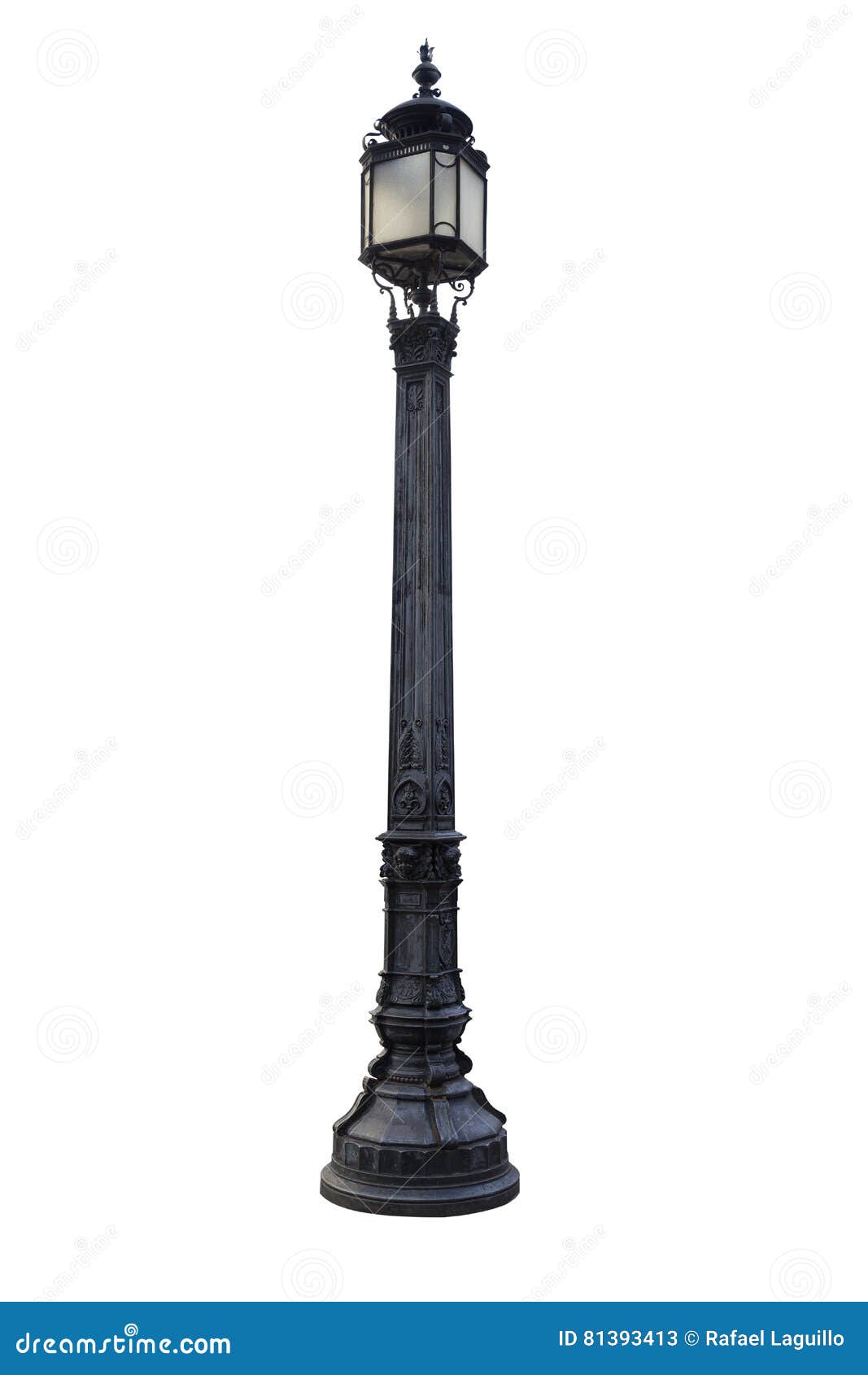 Old London lamp post stock image. Image of single, design - 81393413