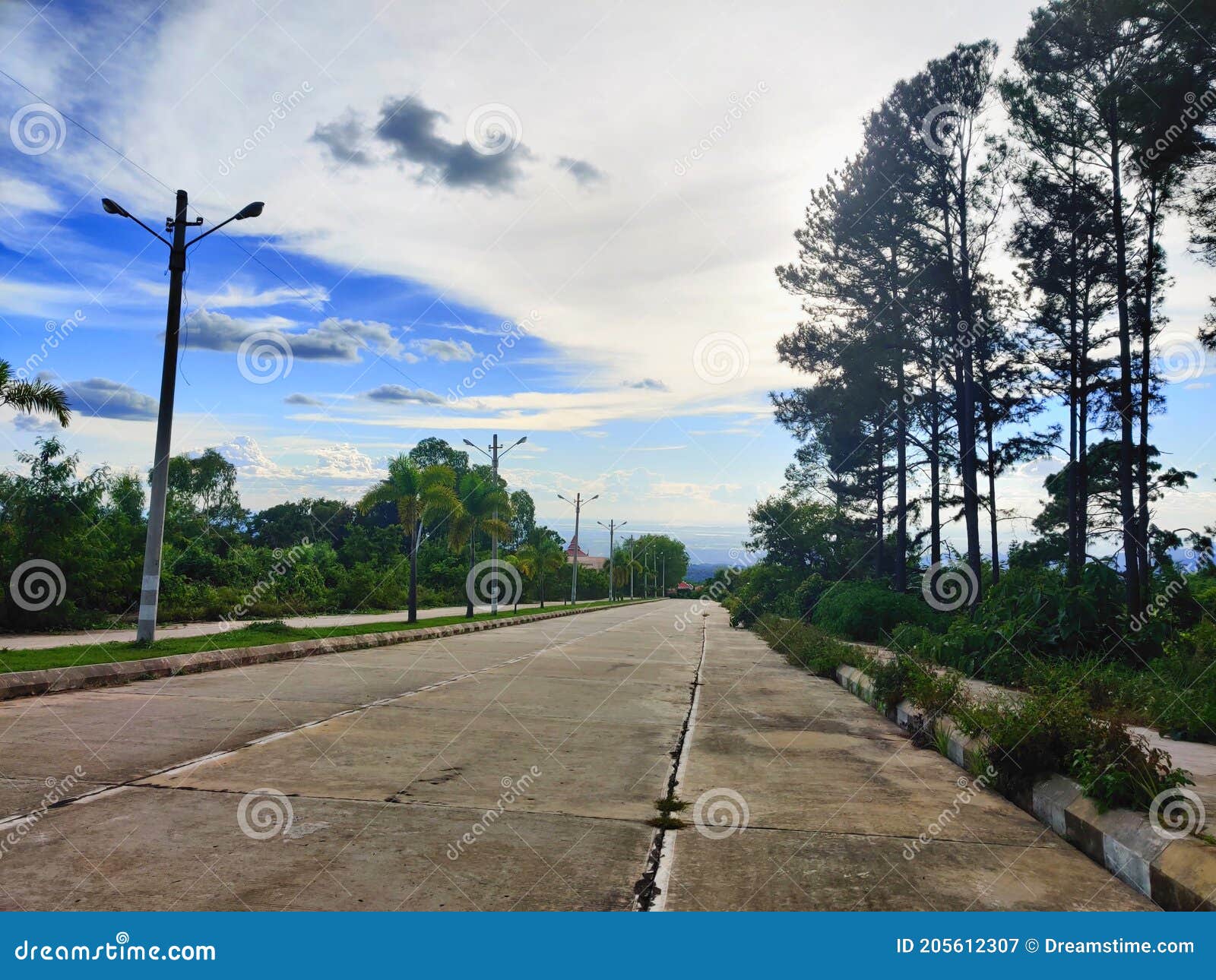 Old and Long Road stock image. Image of road, long, walk - 205612307