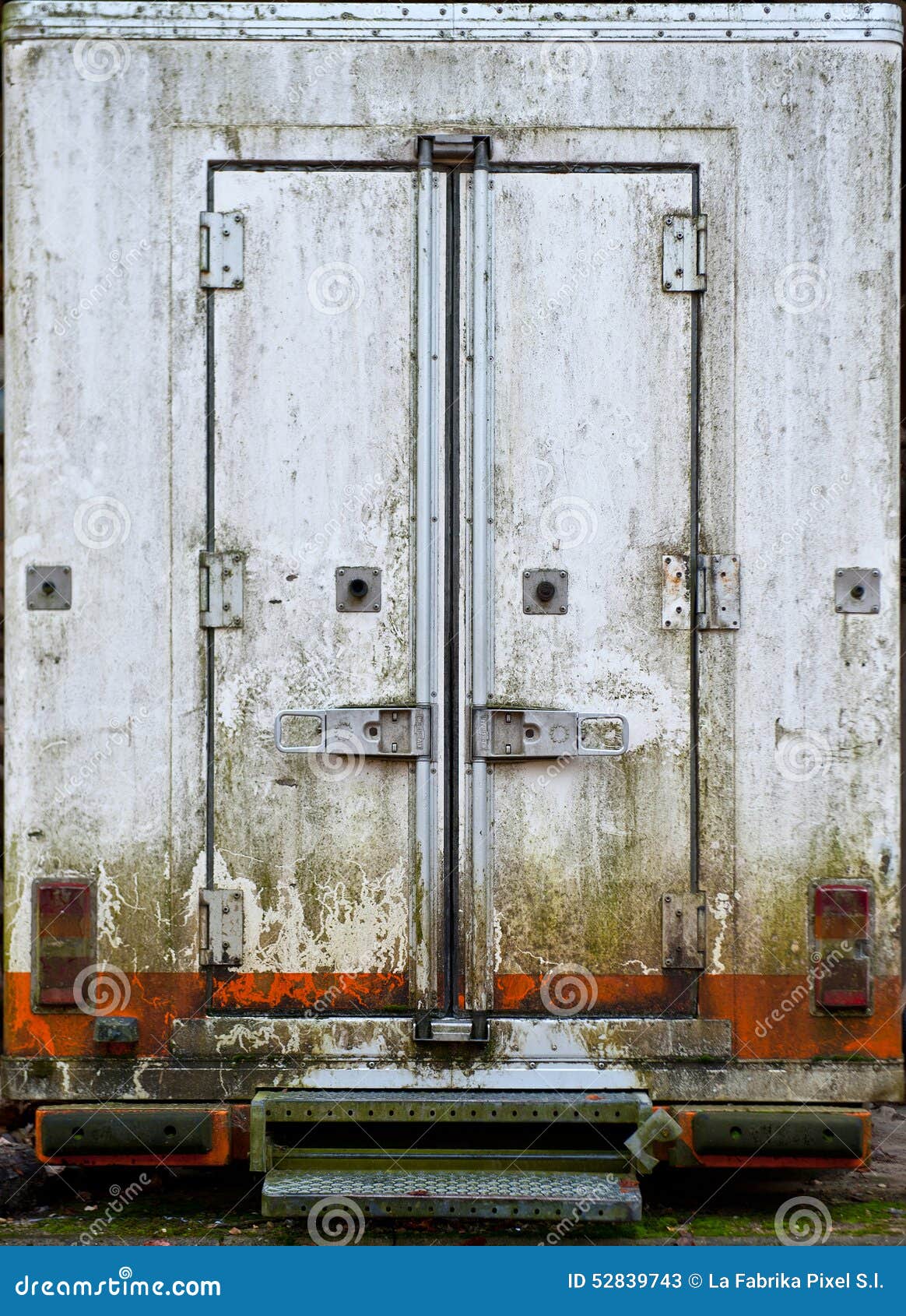 Old lorry back stock image. Image of industrial, vehicle - 52839743