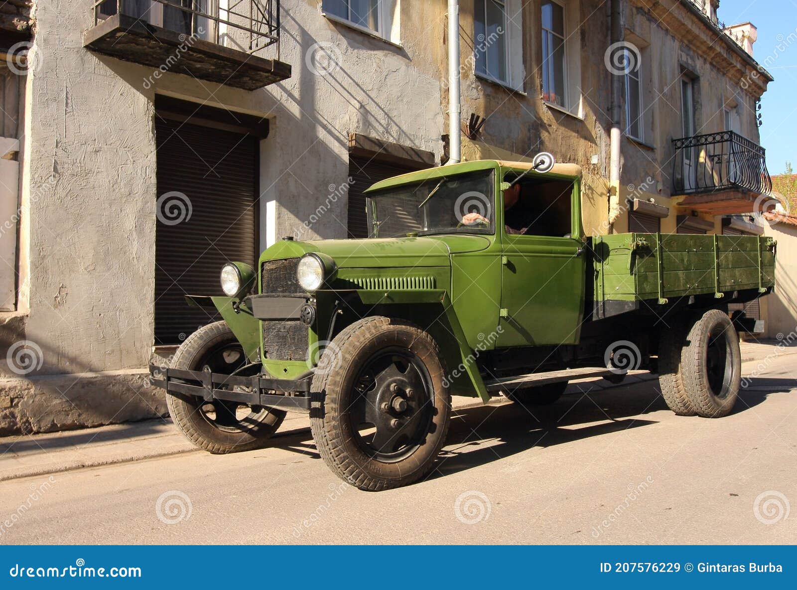 Old lorry stock image. Image of motor, lorry, military - 207576229
