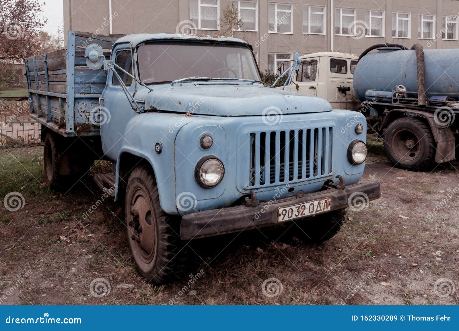 Old Lorry from the Soviet Union Editorial Stock Image - Image of gaz53 ...