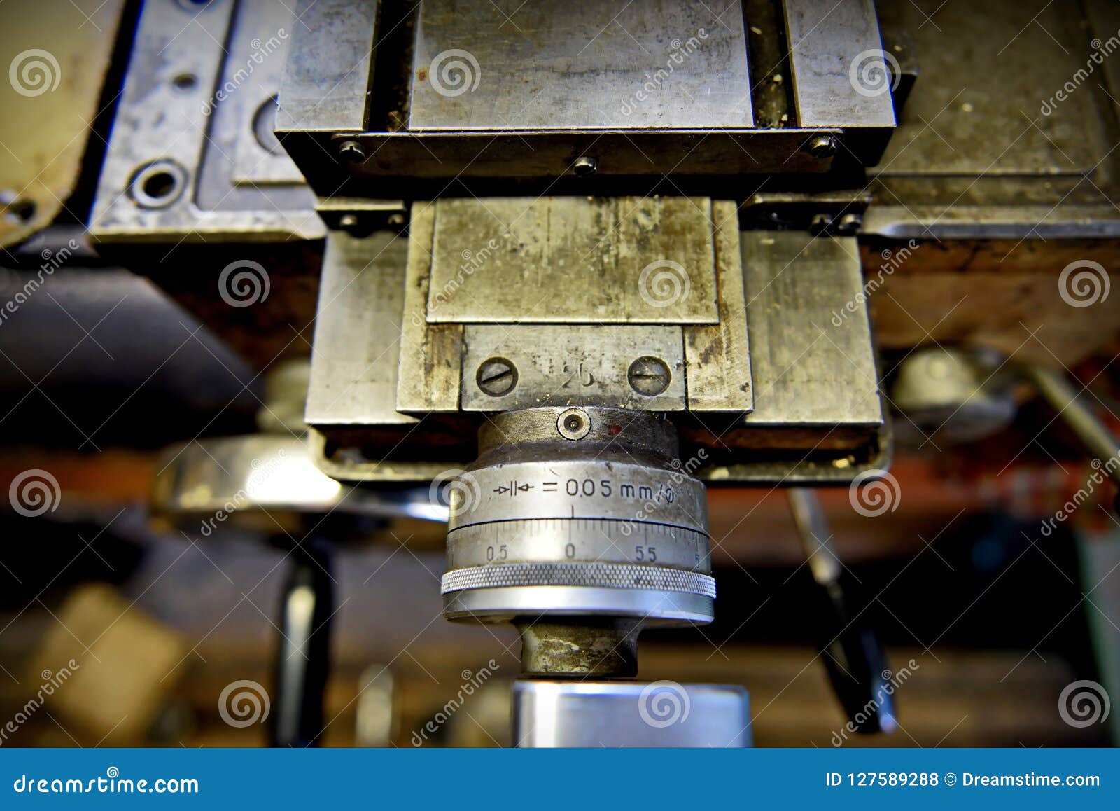 Old machine controls stock photo. Image of style, shop - 127589288