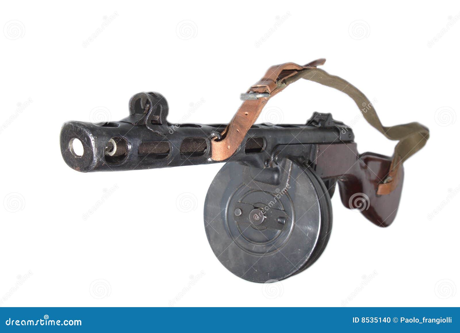 Old Machine gun stock photo. Image of submachine, forces - 8535140