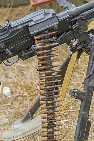 Old Machine Gun stock image. Image of green, station - 236165029