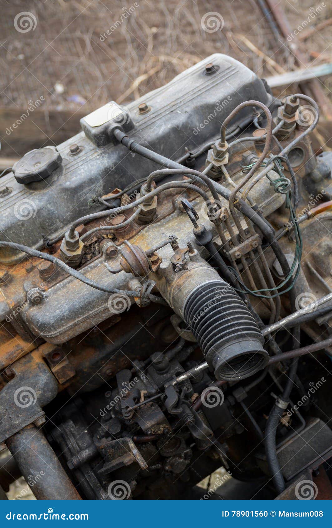 Old machine parts stock photo. Image of vintage, rust - 78901560