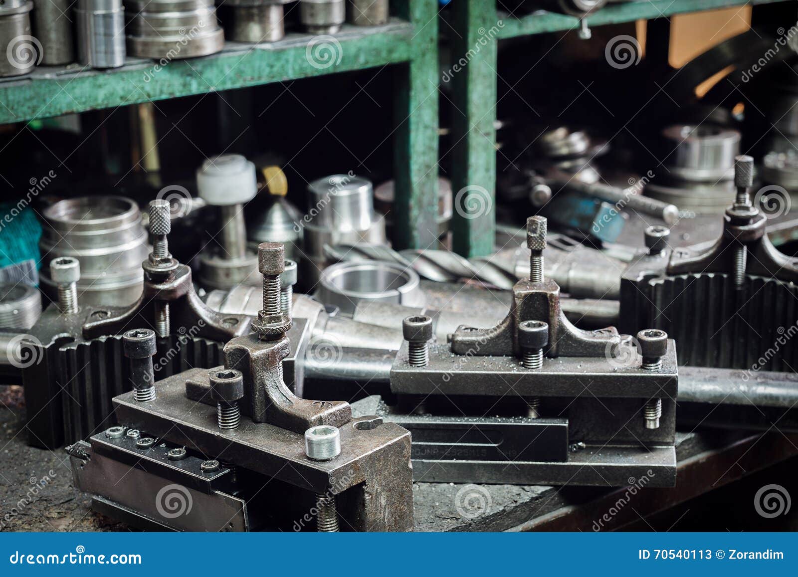 The Old Machine Tool Equipment Stock Image - Image of lathe, machine ...