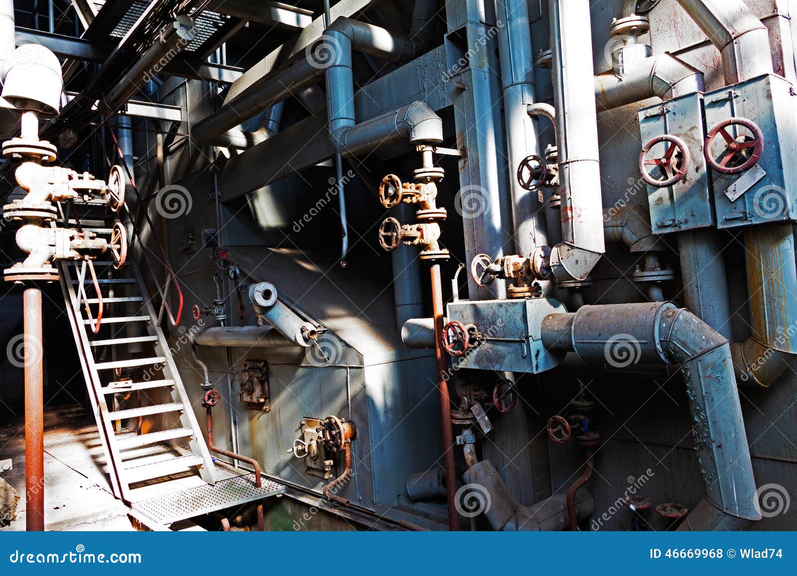 Old Machinery of an Abandoned Factory Stock Photo - Image of ancient ...