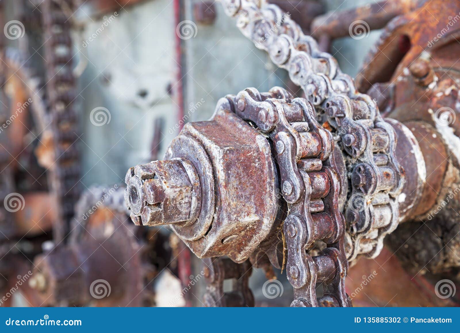Old Machinery stock photo. Image of machinery, rusty - 135885302