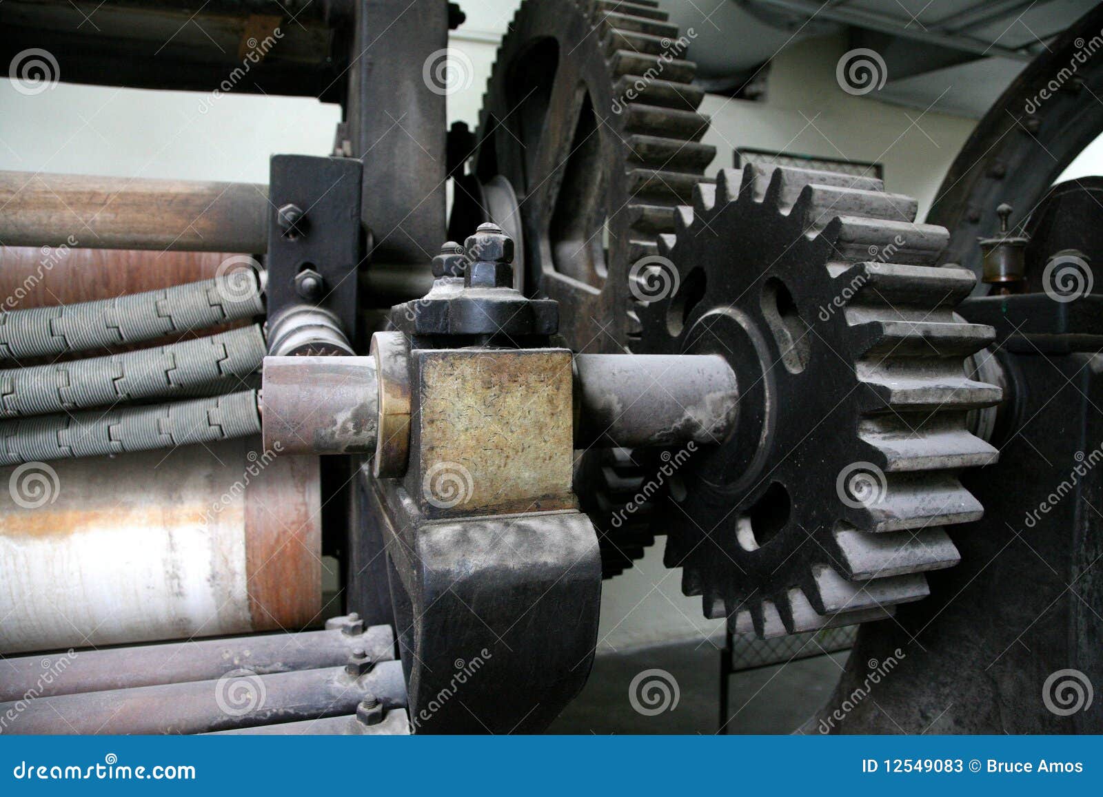Old machinery wheels stock image. Image of power, steel - 12549083