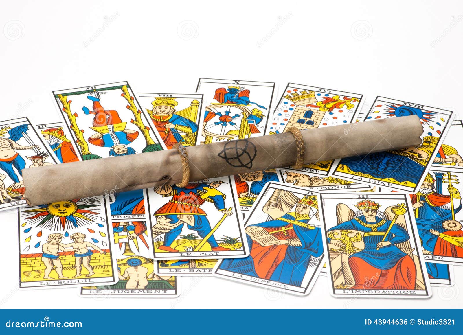 Old Magic Parchment with Draw Stock Photo - Image of paranormal ...