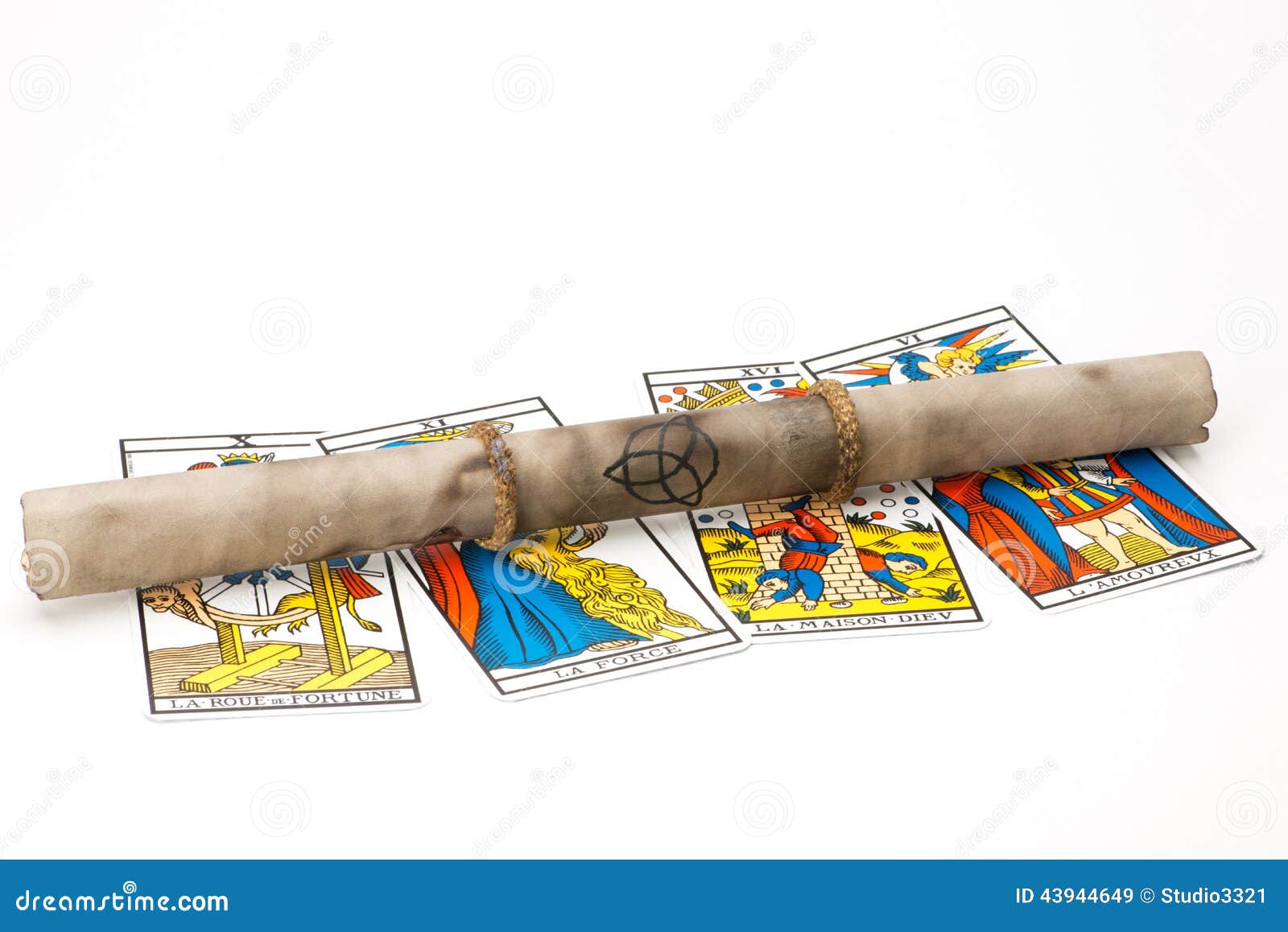 Old Magic Parchment With Good Draw Stock Image - Image of seer ...