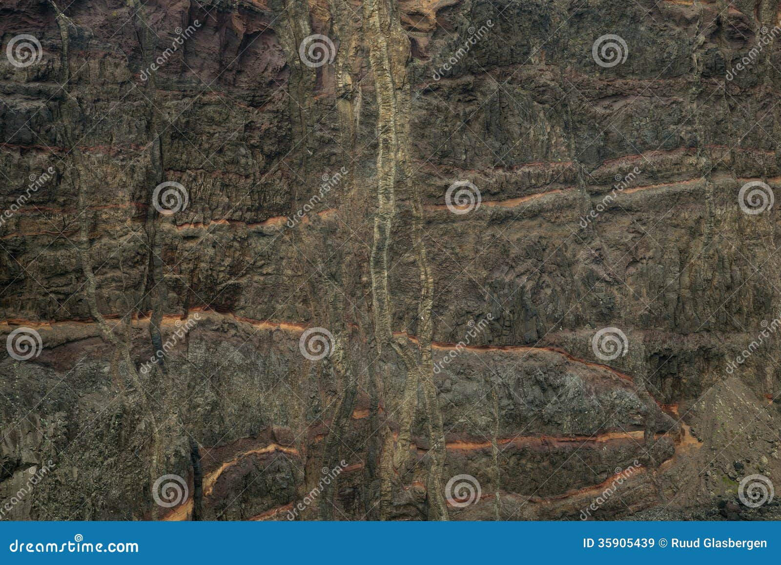 Old Magma Flow through the Earth S Crust Stock Image - Image of rugged ...