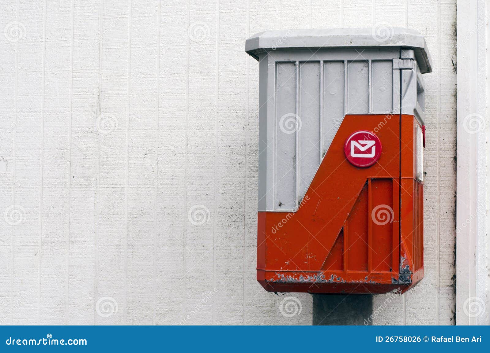 An old mail box stock photo. Image of hole, mail, grain - 26758026
